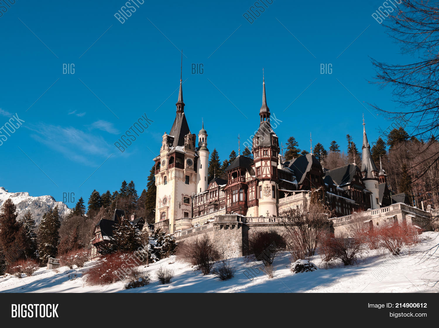 View Peles Castle Image & Photo (Free Trial) | Bigstock