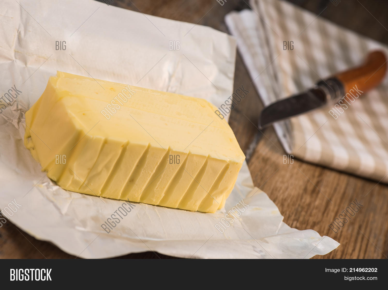 Plate Butter Wrapping Image & Photo (Free Trial) | Bigstock
