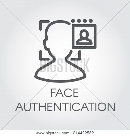 Face Authentication Vector & Photo (Free Trial) | Bigstock