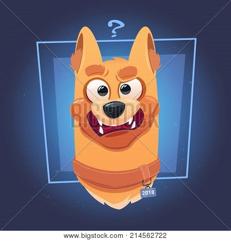Confused Dog Face Vector & Photo (Free Trial) | Bigstock