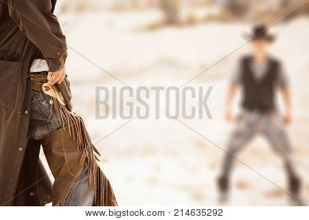 Duel Between Cowboys. Image & Photo (Free Trial) | Bigstock
