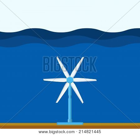 Tidal Power Station. Vector & Photo (Free Trial) | Bigstock