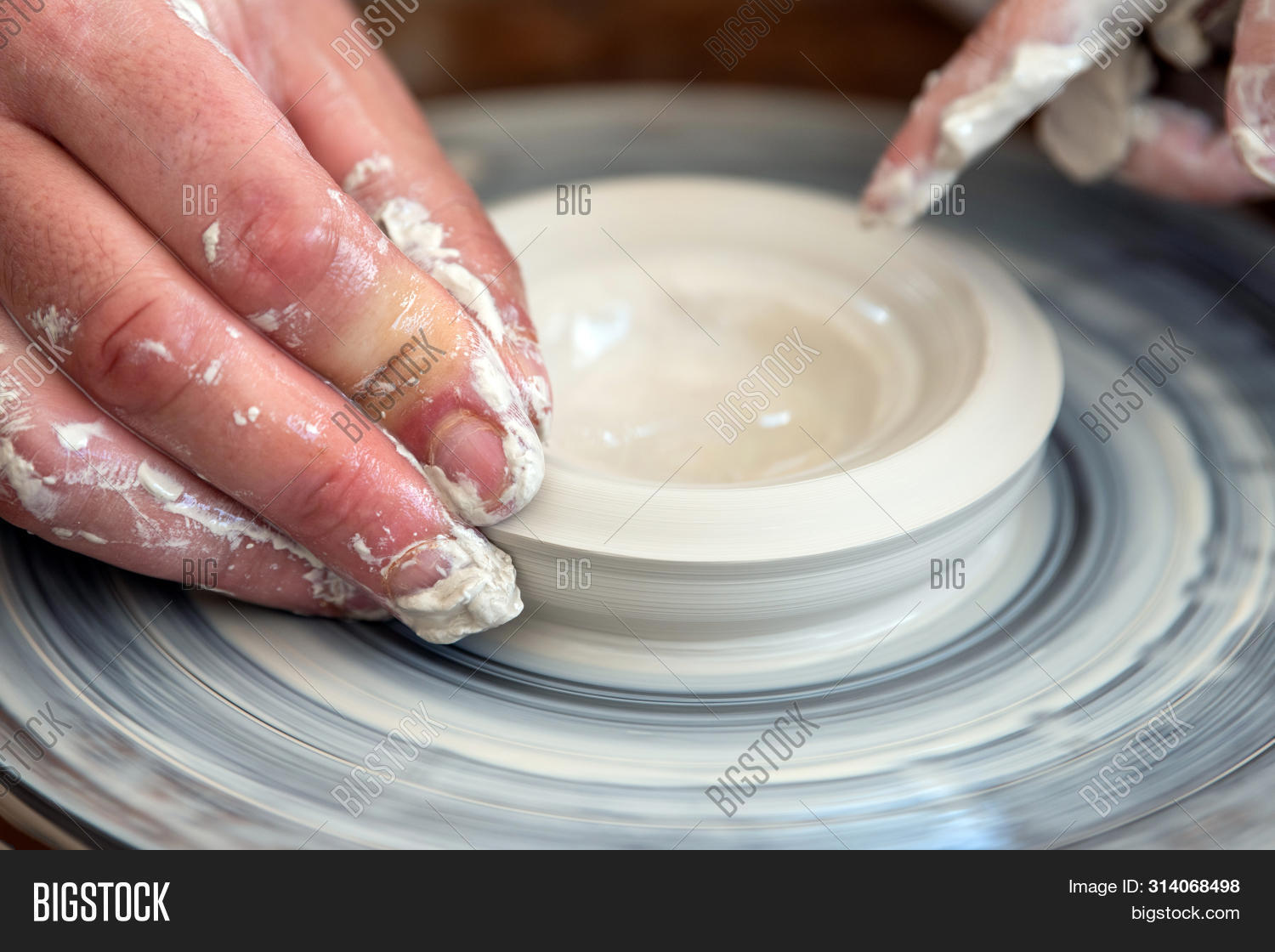 Potter Makes Pottery Image & Photo (Free Trial) | Bigstock