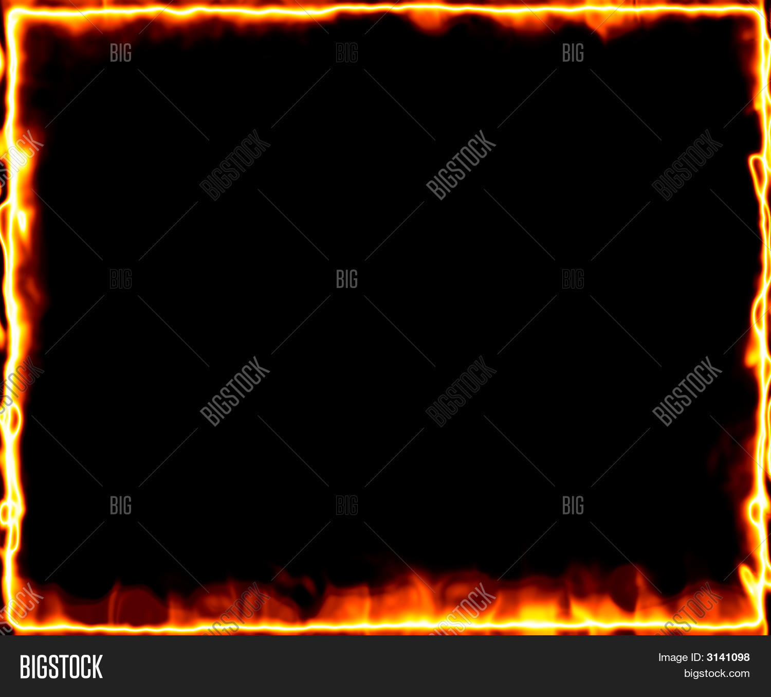 Fire Burning Frame Image & Photo (Free Trial) | Bigstock