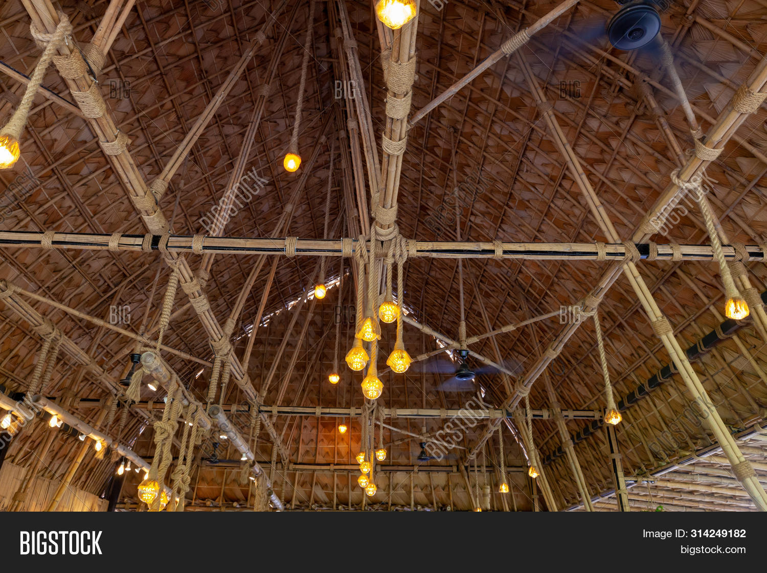 Structure Bamboo Huts Image & Photo (Free Trial) | Bigstock