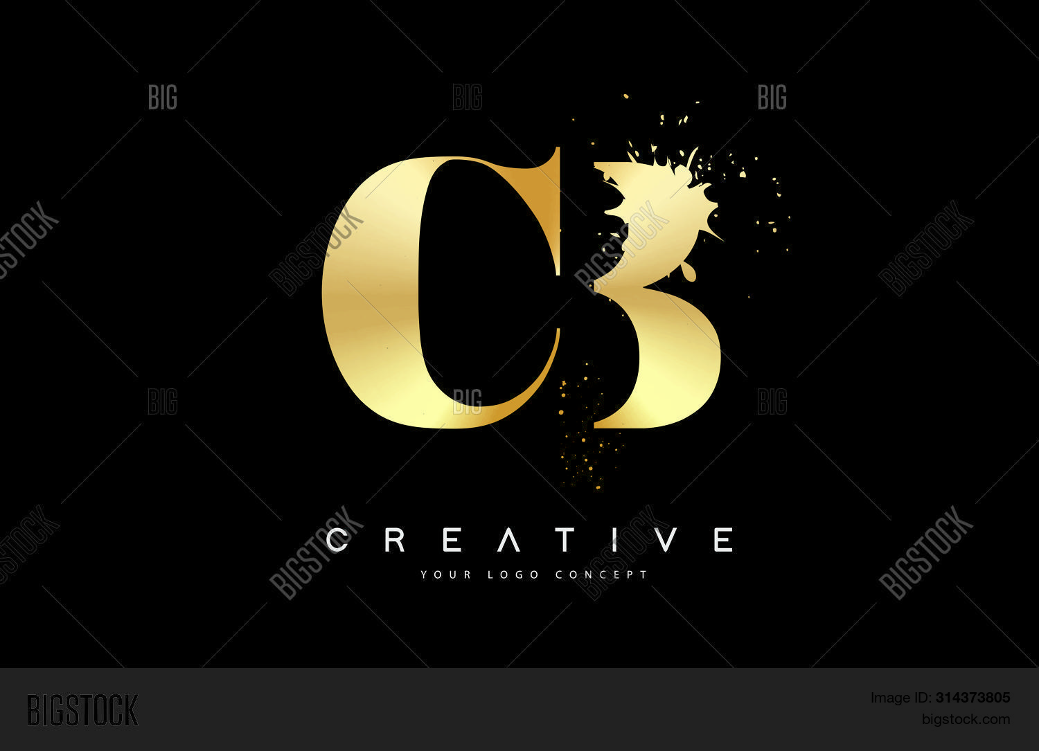 Cb C B Letter Logo Vector & Photo (Free Trial) | Bigstock