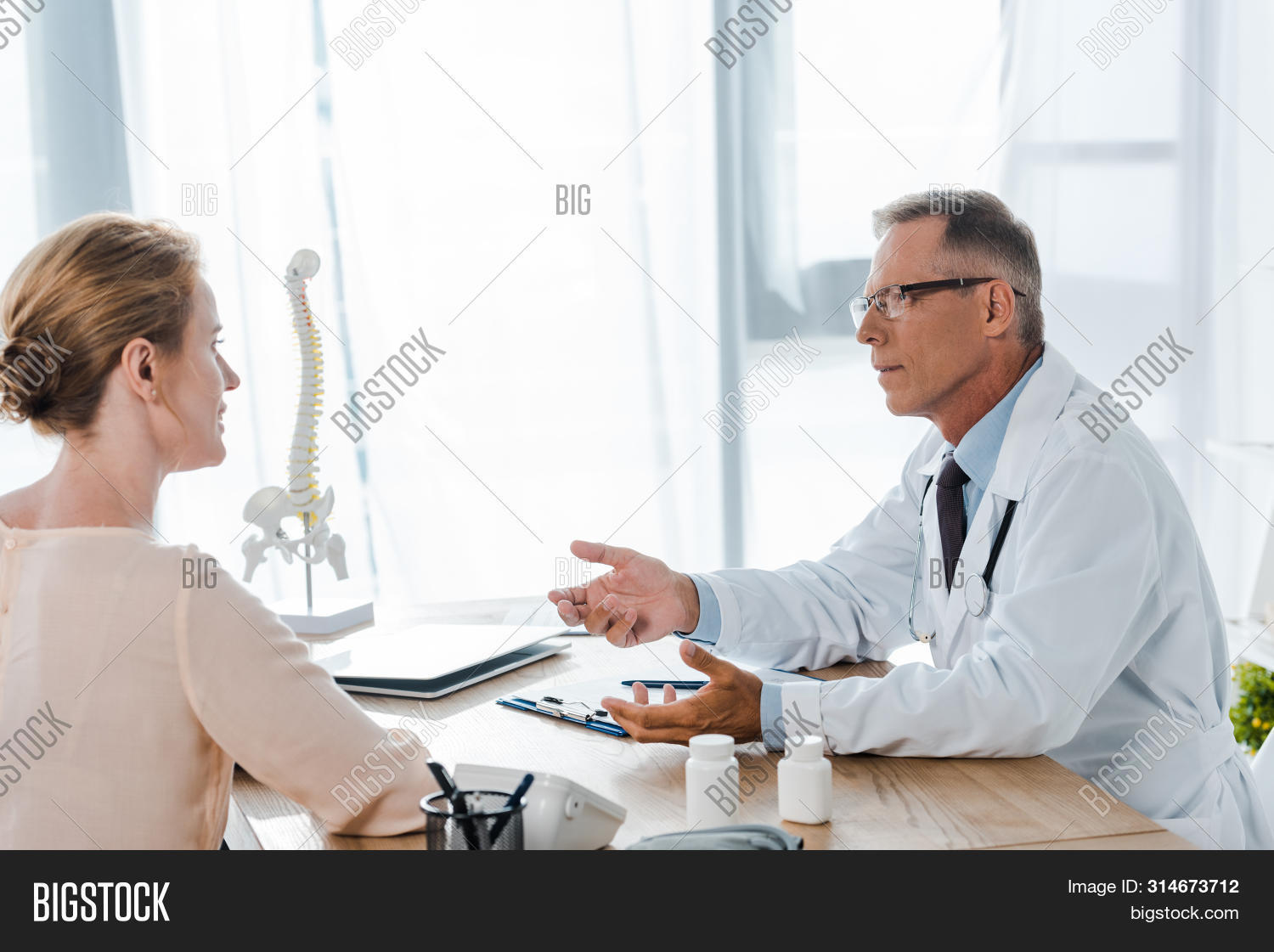 Doctor Glasses Looking Image & Photo (Free Trial) | Bigstock