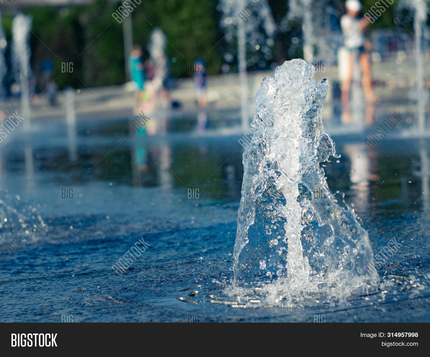 Vertical Water Streams Image & Photo (Free Trial) | Bigstock