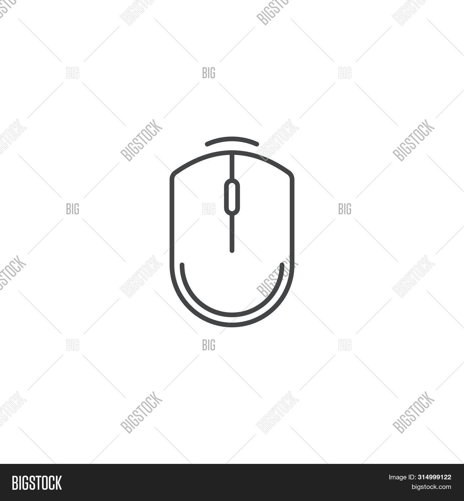 Mouse Vector Icon Vector & Photo (Free Trial) | Bigstock