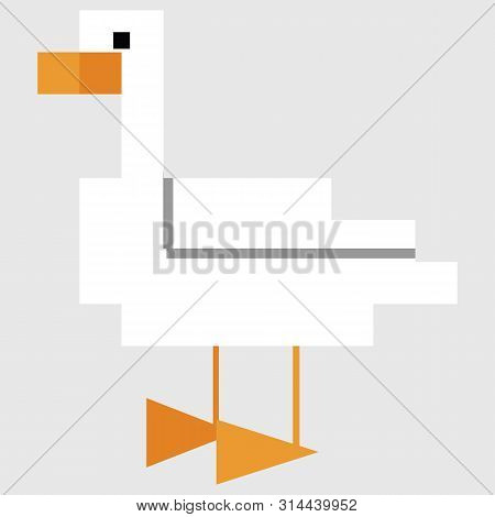 Cute 8 Bit Goose Vector & Photo (Free Trial) | Bigstock