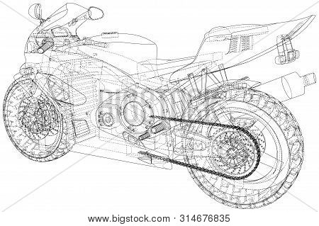 Sport Motorcycle Vector & Photo (Free Trial) | Bigstock