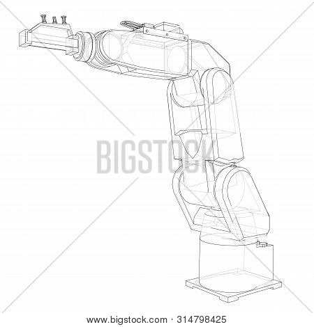 Industrial Robot Vector & Photo (Free Trial) | Bigstock