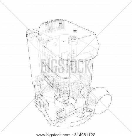 Outline Milling Vector & Photo (Free Trial) | Bigstock
