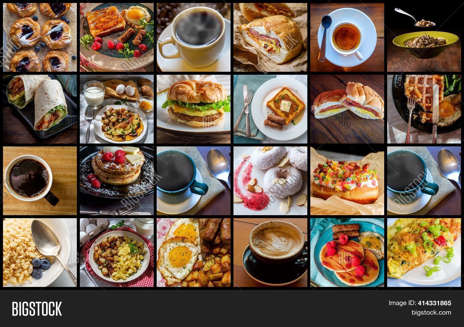 Collage Breakfast Image & Photo (Free Trial) | Bigstock