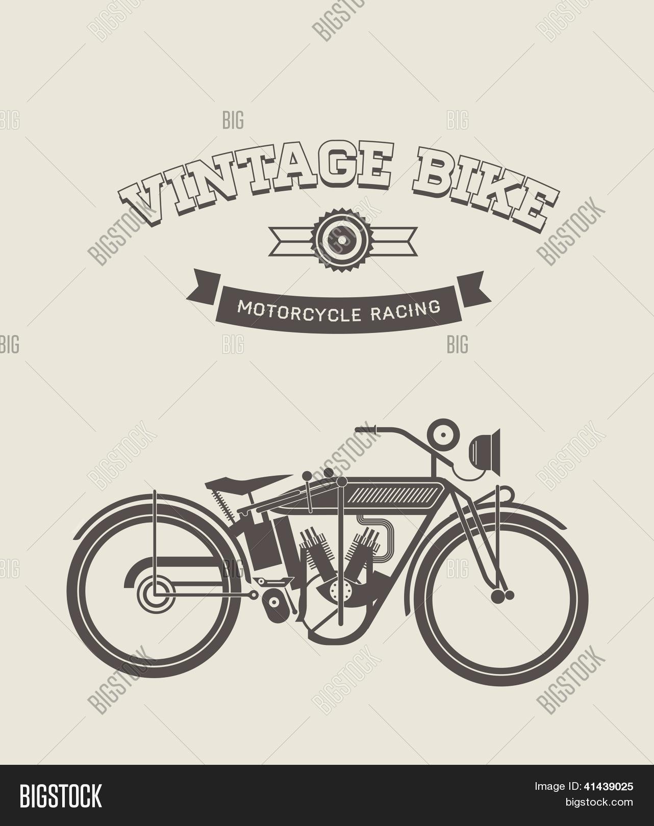 Vintage Bike Vector & Photo (Free Trial) | Bigstock