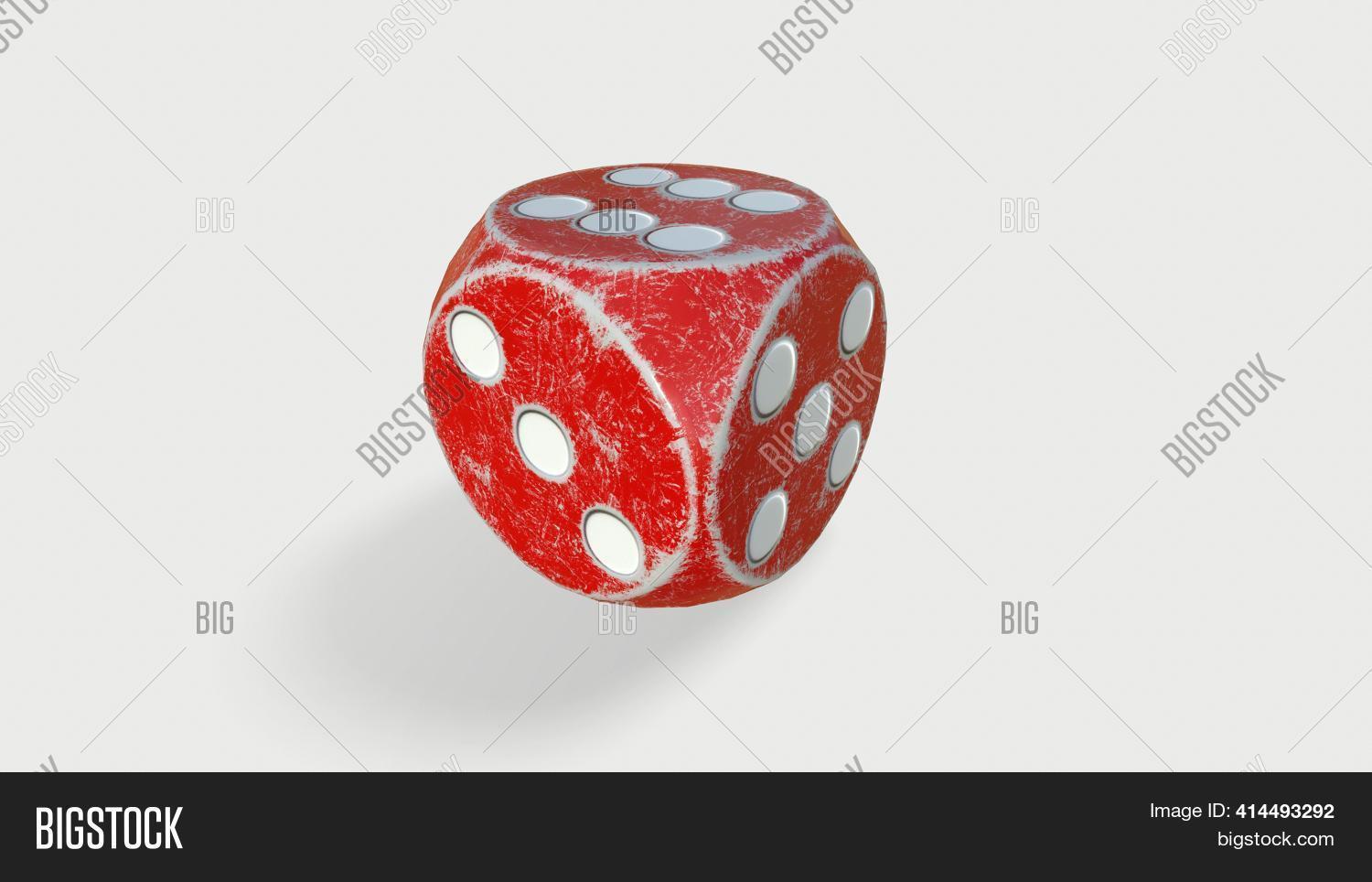 3d Red Rolling Dice On Image & Photo (Free Trial) | Bigstock