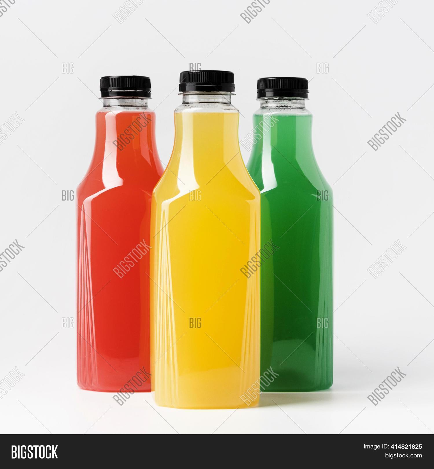 Front View Three Juice Image & Photo (Free Trial) | Bigstock