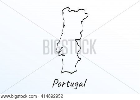 Hand Draw Map Vector & Photo (Free Trial) | Bigstock