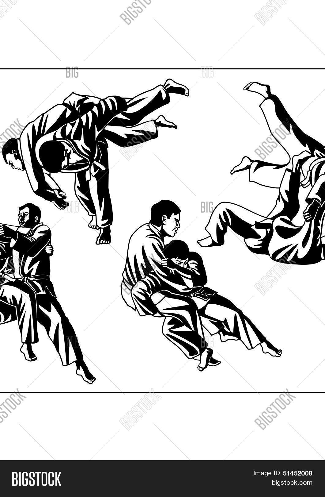 Judo Vector & Photo (Free Trial) | Bigstock