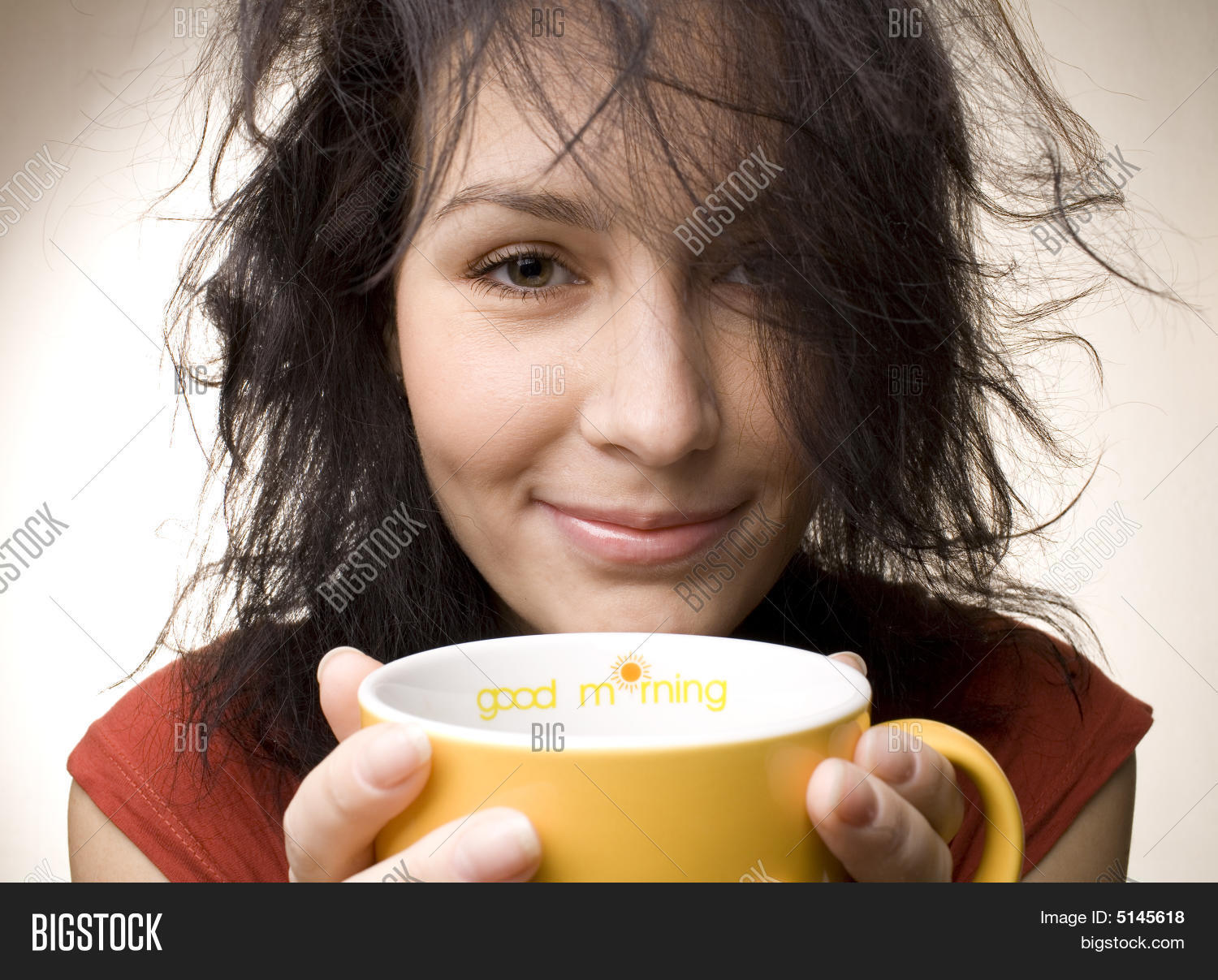 Positive Girl Yellow Image & Photo (Free Trial) | Bigstock