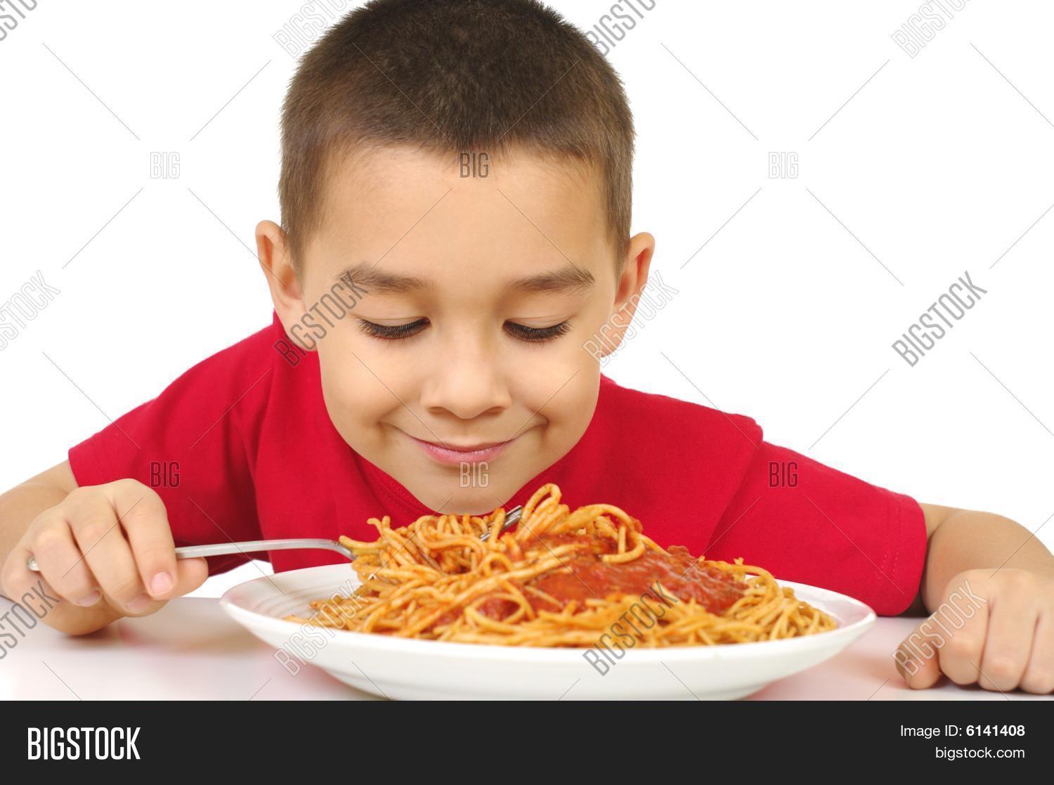 Kid Spaghetti Image & Photo (Free Trial) | Bigstock