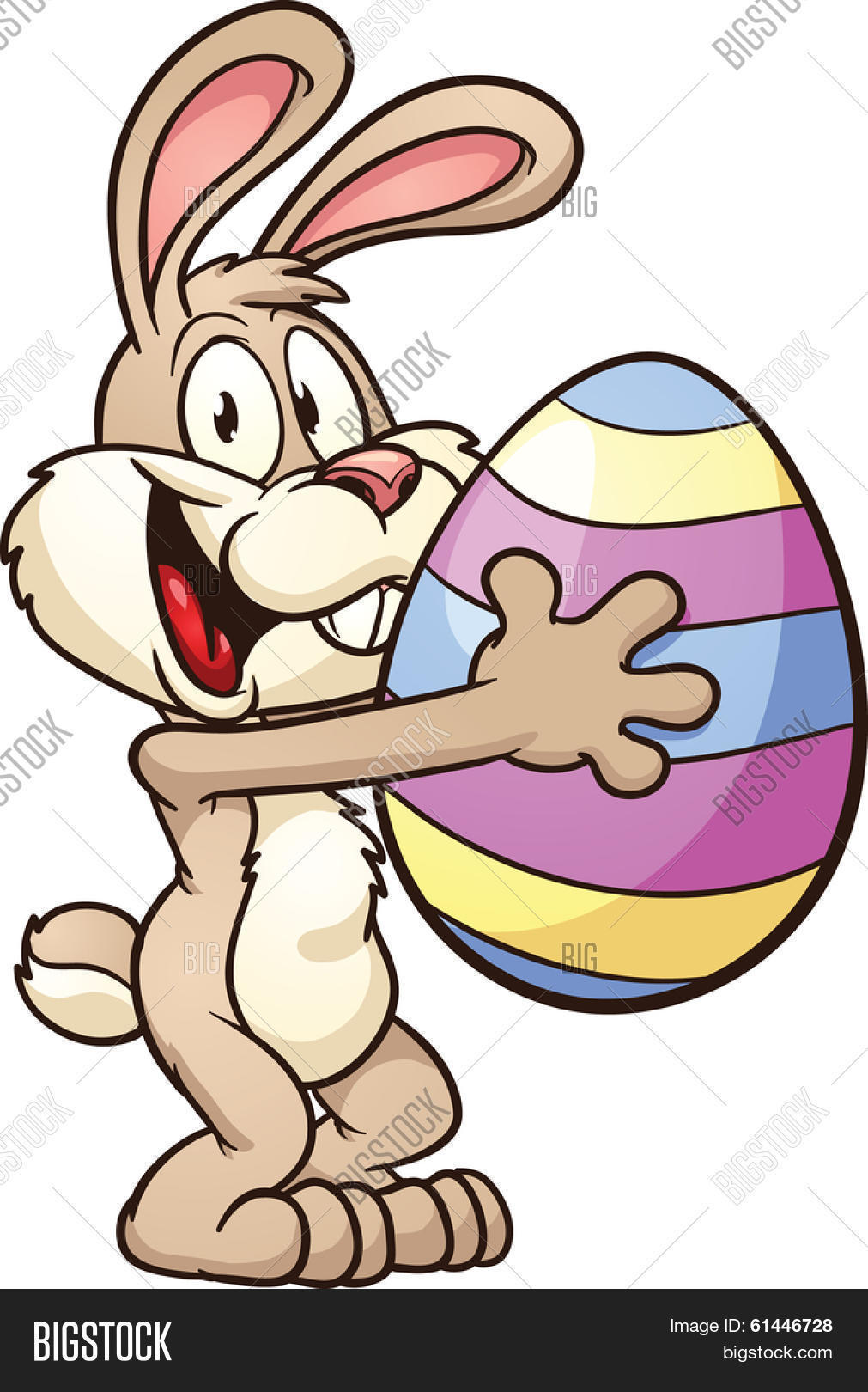 Easter Bunny Holding Vector & Photo (Free Trial) | Bigstock