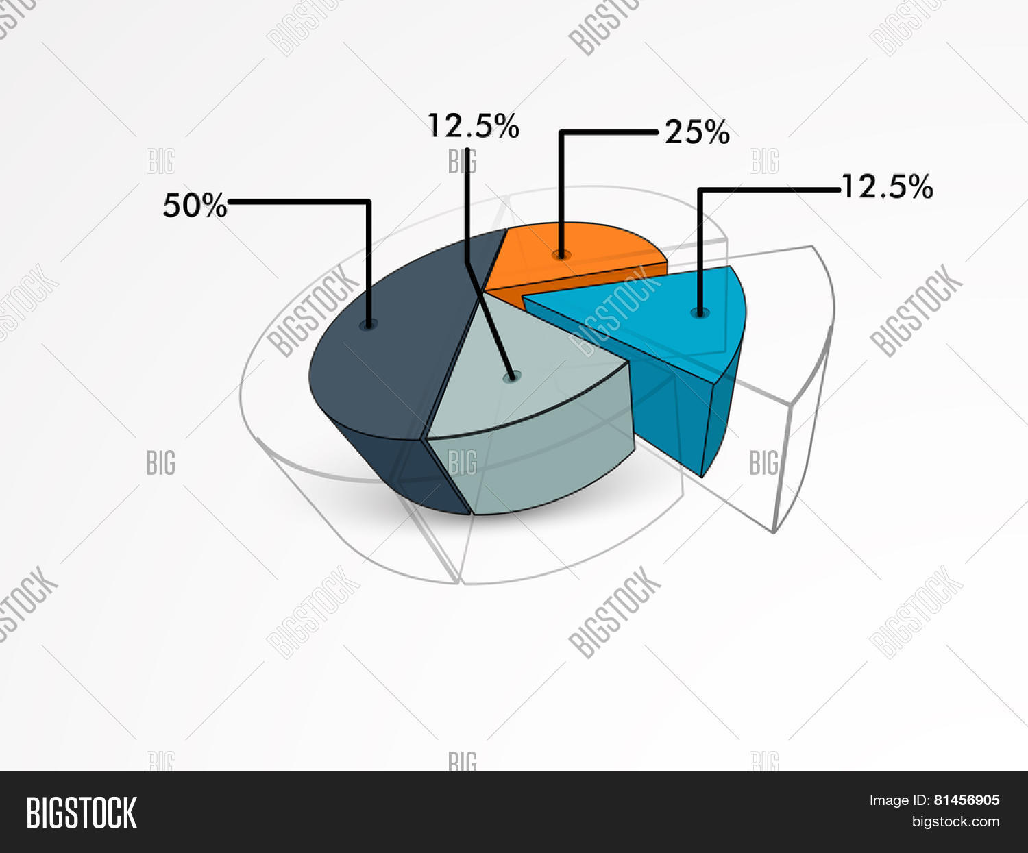 Creative Pie Chart Vector & Photo (Free Trial) | Bigstock