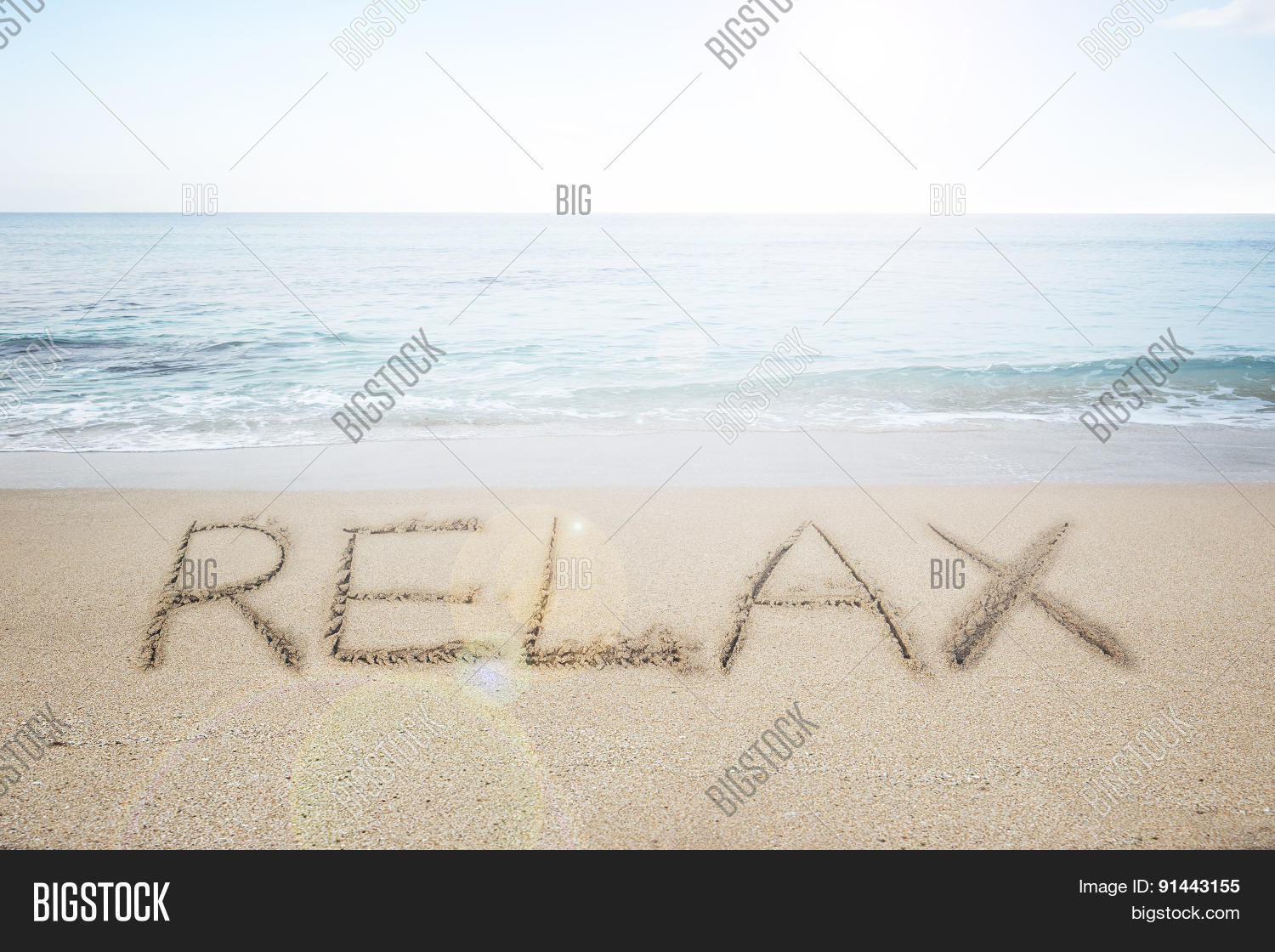 Relax Word Handwritten Image & Photo (Free Trial) | Bigstock