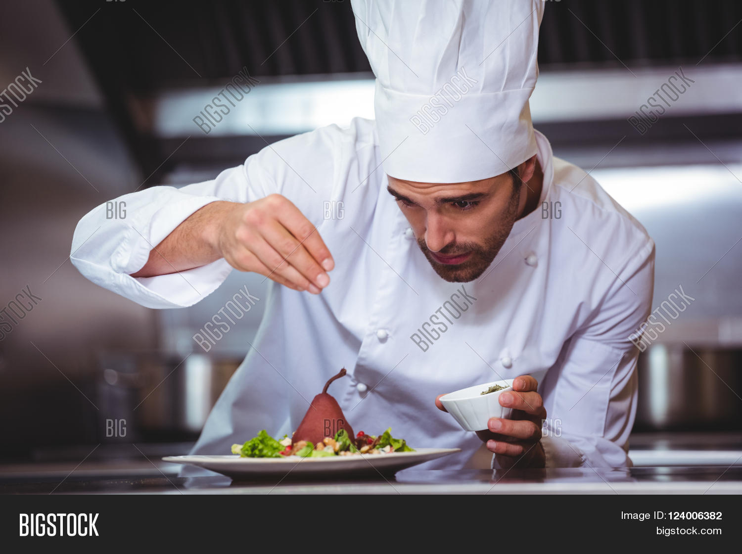 Chef Sprinkling Spices Image & Photo (Free Trial) | Bigstock