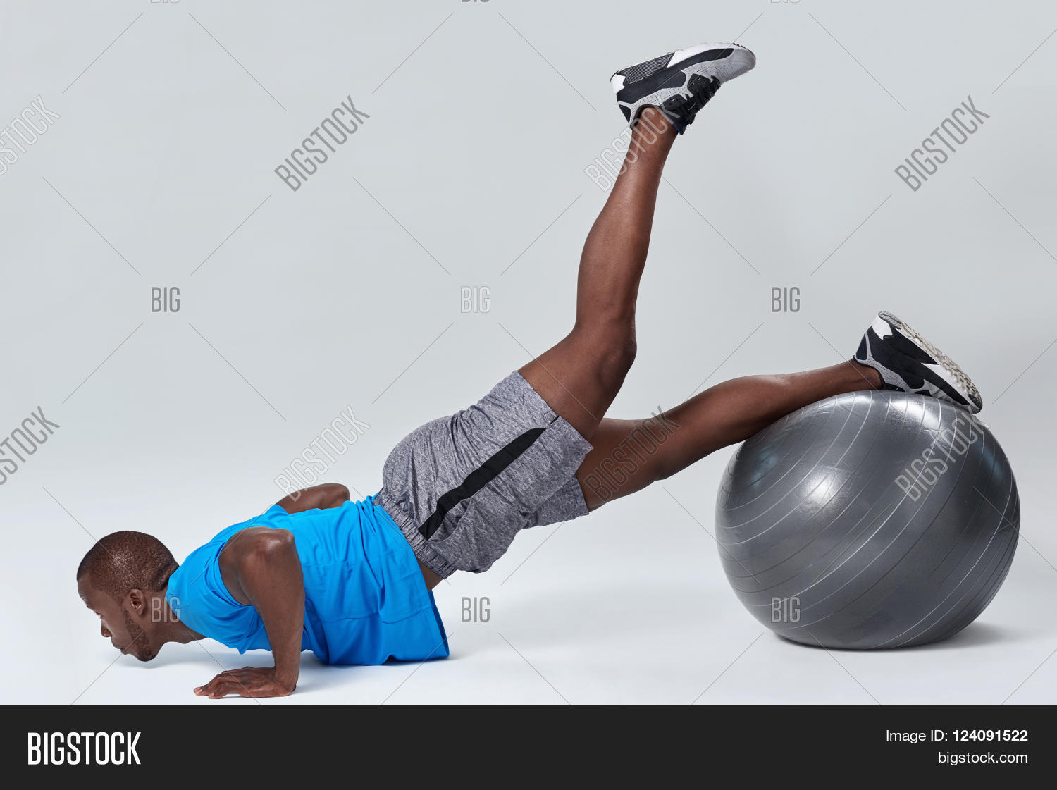 Fit Healthy Man Uses Image & Photo (Free Trial) | Bigstock