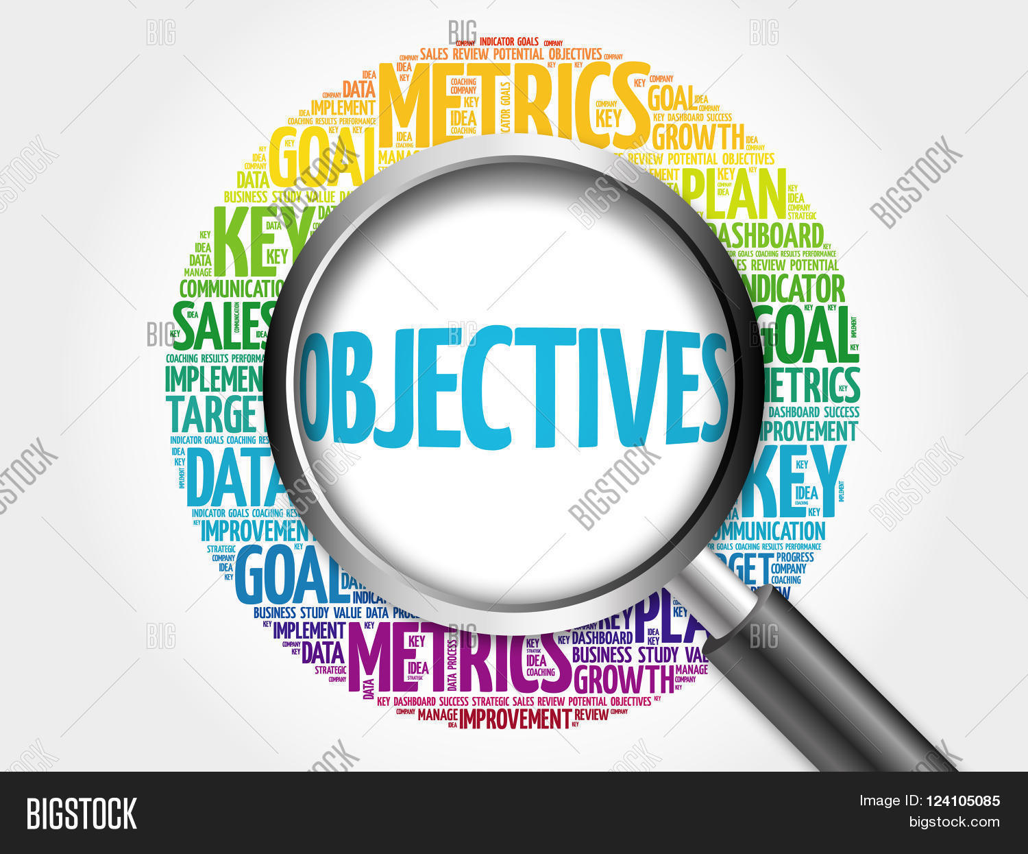 Objectives Word Cloud Image & Photo (Free Trial) | Bigstock