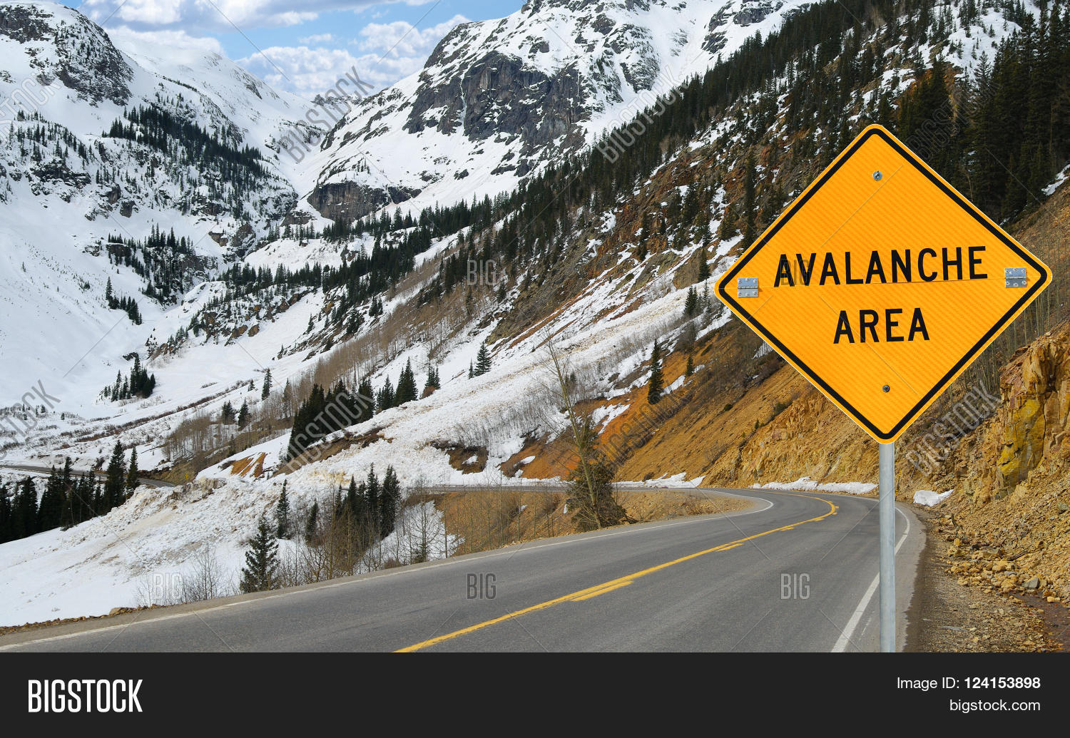 Avalanche Sign: Sign Image & Photo (Free Trial) | Bigstock