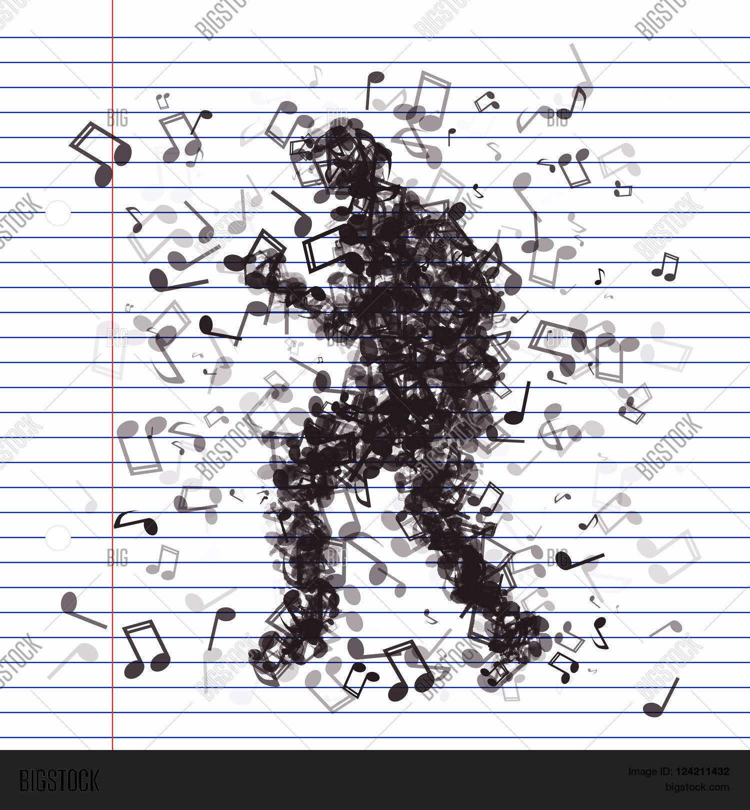 Man Made Music Notes Vector & Photo (Free Trial) | Bigstock