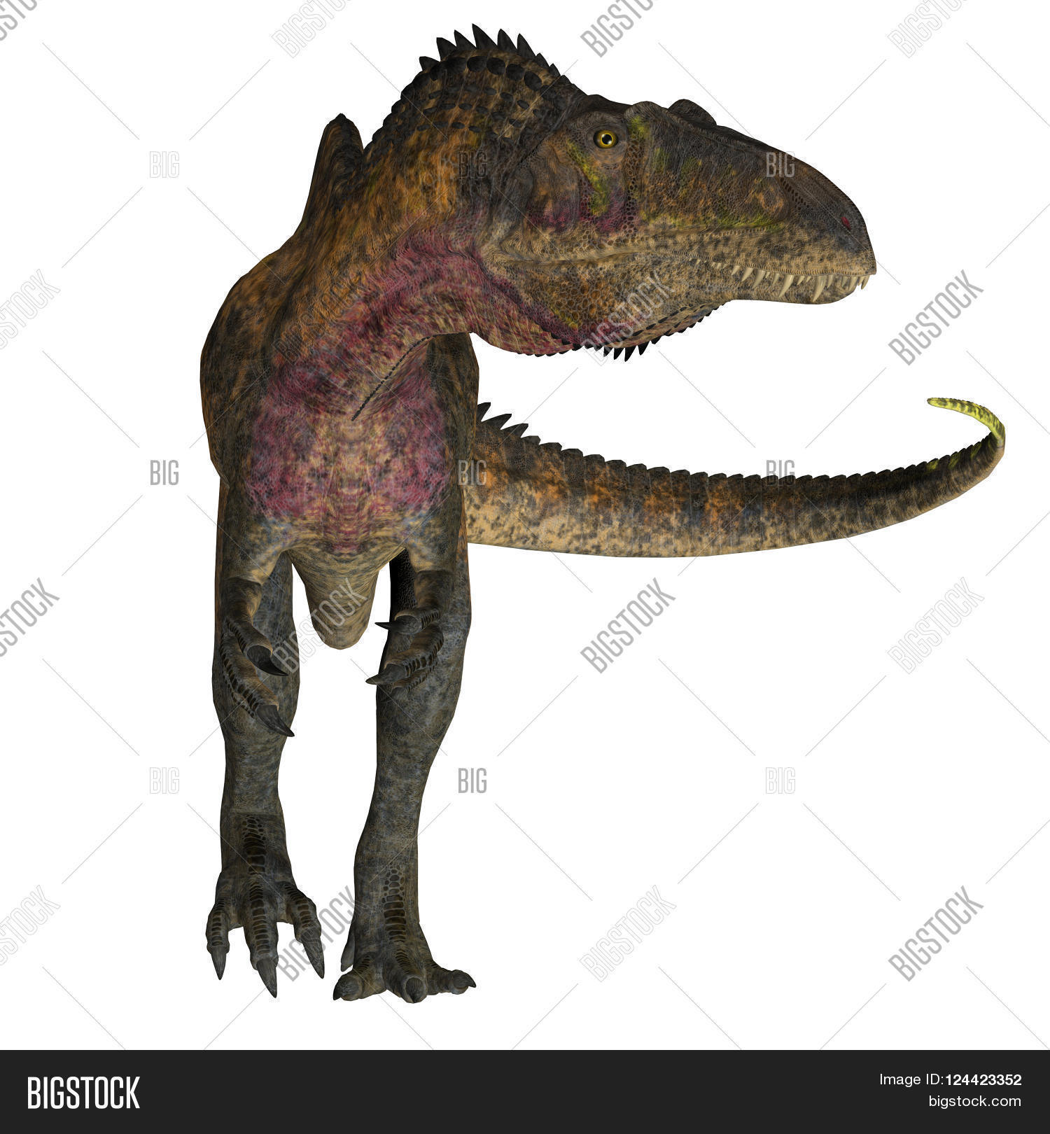 Acrocanthosaurus On Image & Photo (Free Trial) | Bigstock