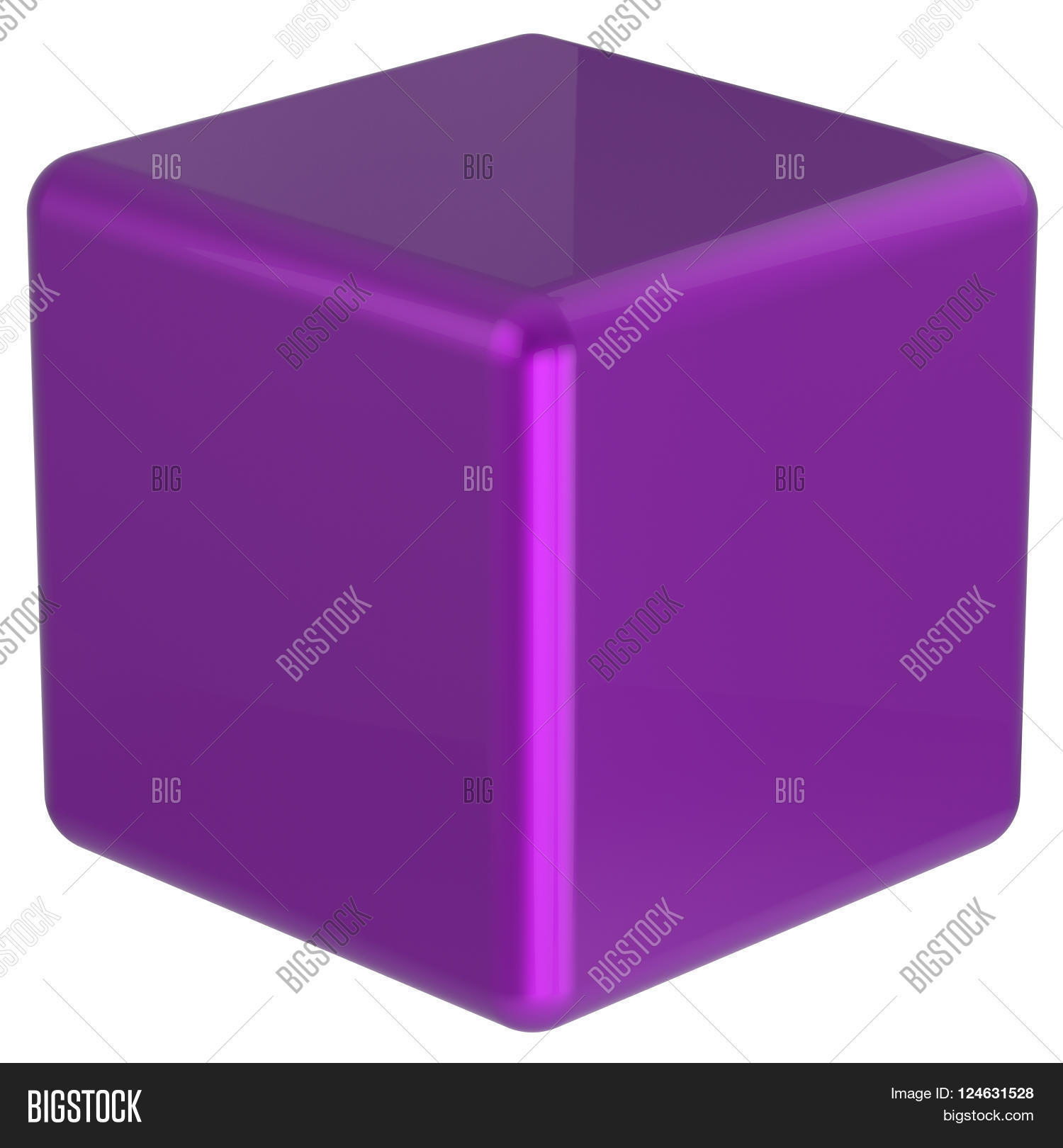 Cube Purple Box Image & Photo (Free Trial) | Bigstock