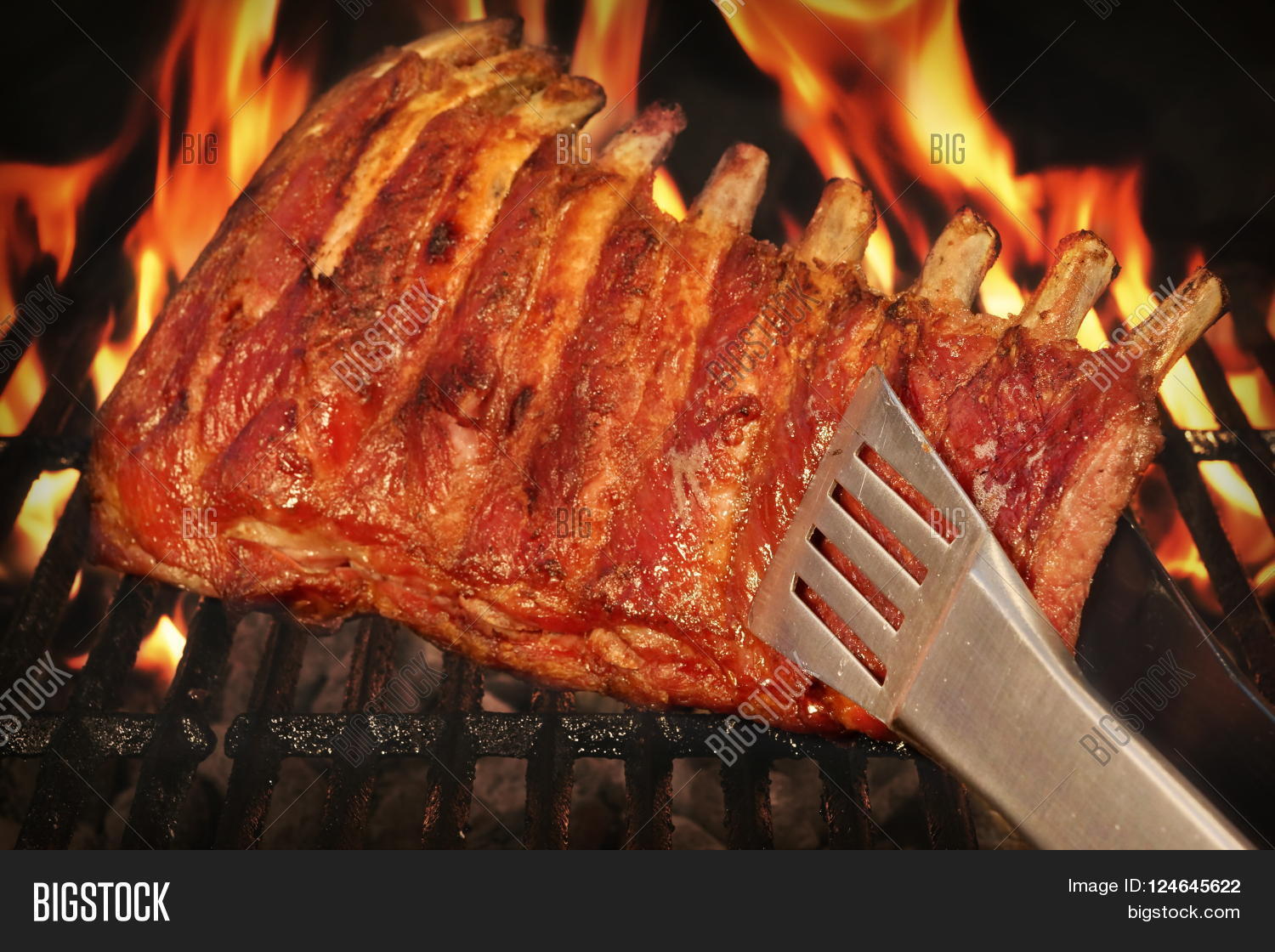 Bbq Roasted Baby Back Image & Photo (Free Trial) | Bigstock