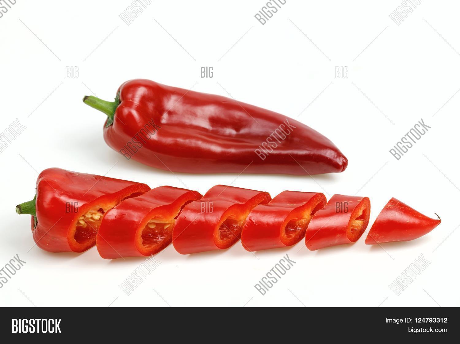 Pointy Red Pepper One Image & Photo (Free Trial) | Bigstock
