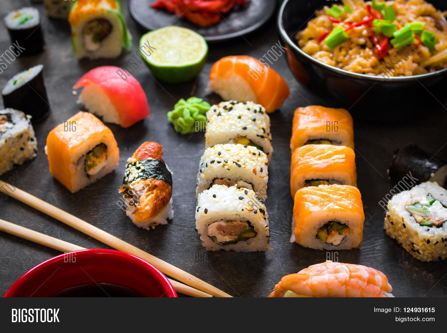 Table Served Sushi Image & Photo (Free Trial) | Bigstock
