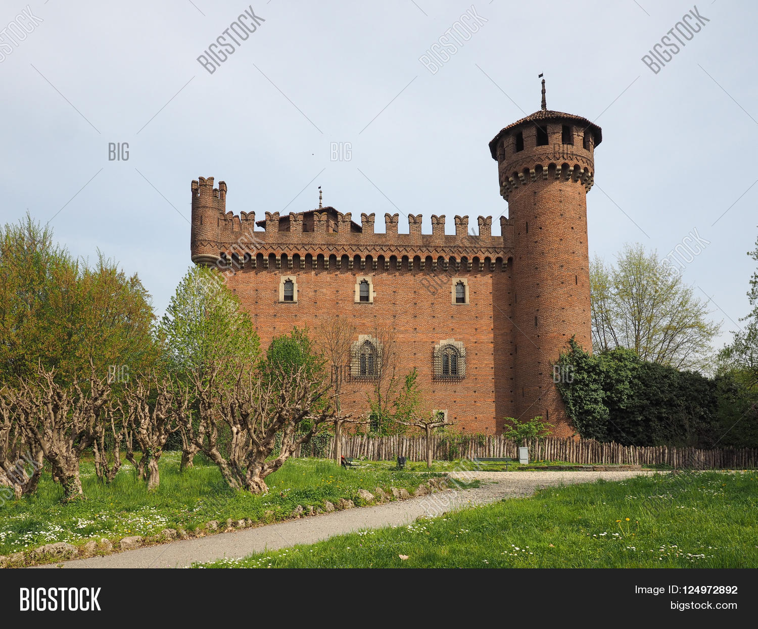 Medieval Castle Turin Image & Photo (Free Trial) | Bigstock