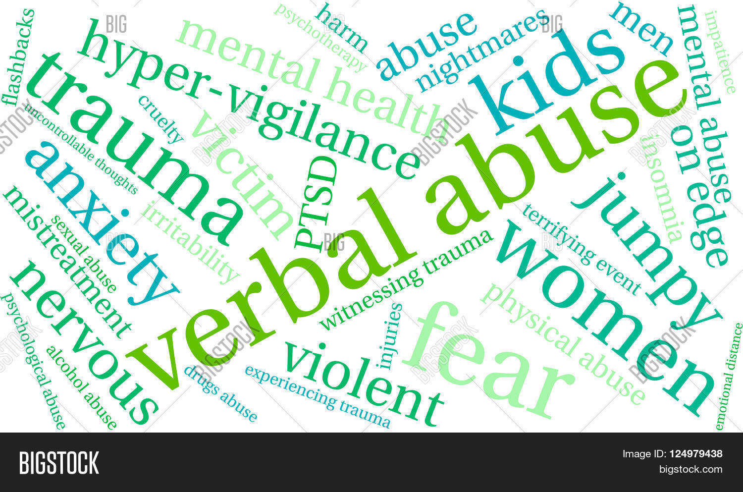 Abuse Word Cloud Vector & Photo (Free Trial) | Bigstock