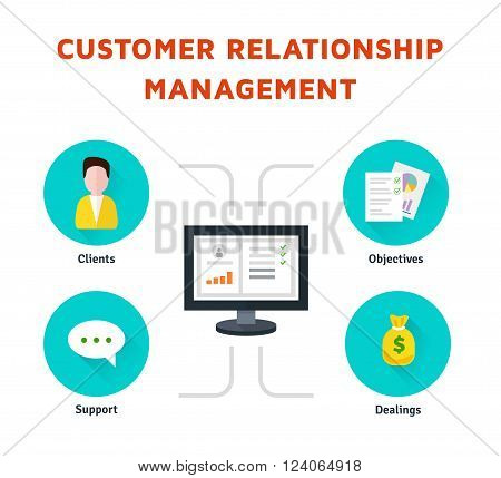 Customer Relationship Vector & Photo (Free Trial) | Bigstock