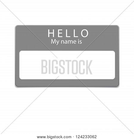 Blank Name Tag Vector & Photo (Free Trial) | Bigstock