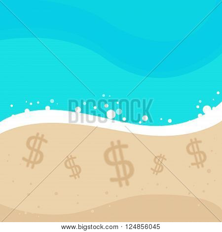 Dollar Sign Offshore Vector & Photo (Free Trial) | Bigstock