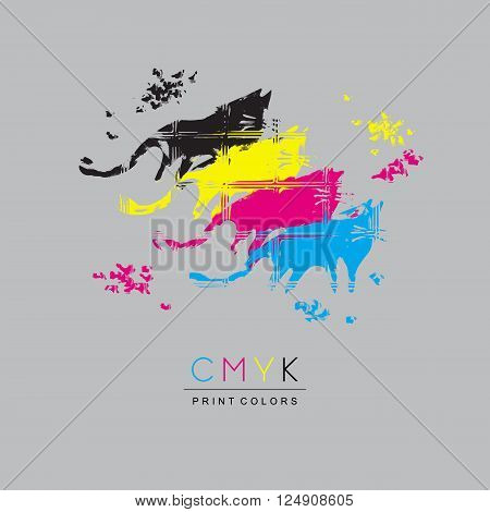 Logo CMYK Color Model Vector & Photo (Free Trial) | Bigstock