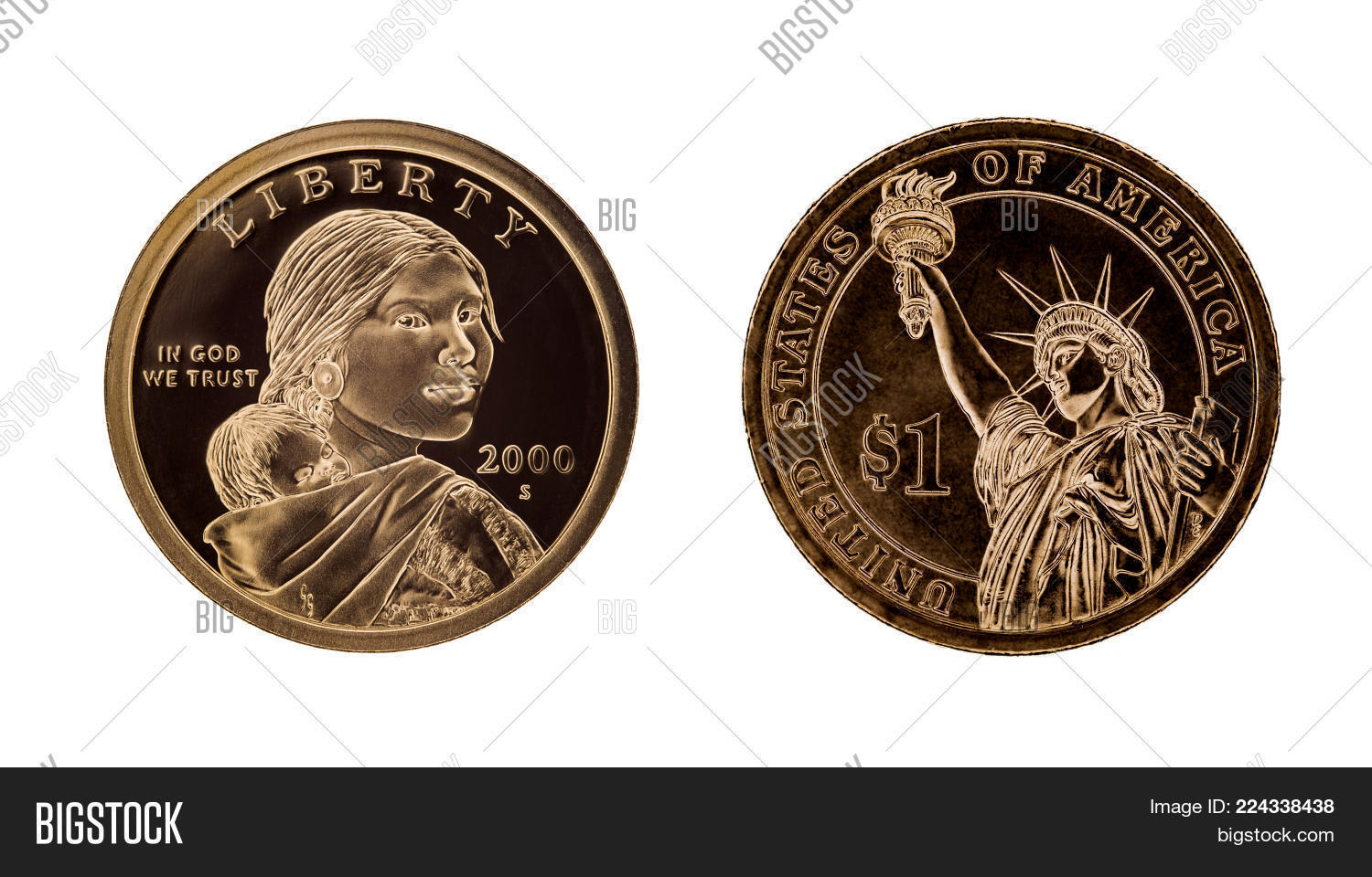 US One Dollar Coin - Image & Photo (Free Trial) | Bigstock