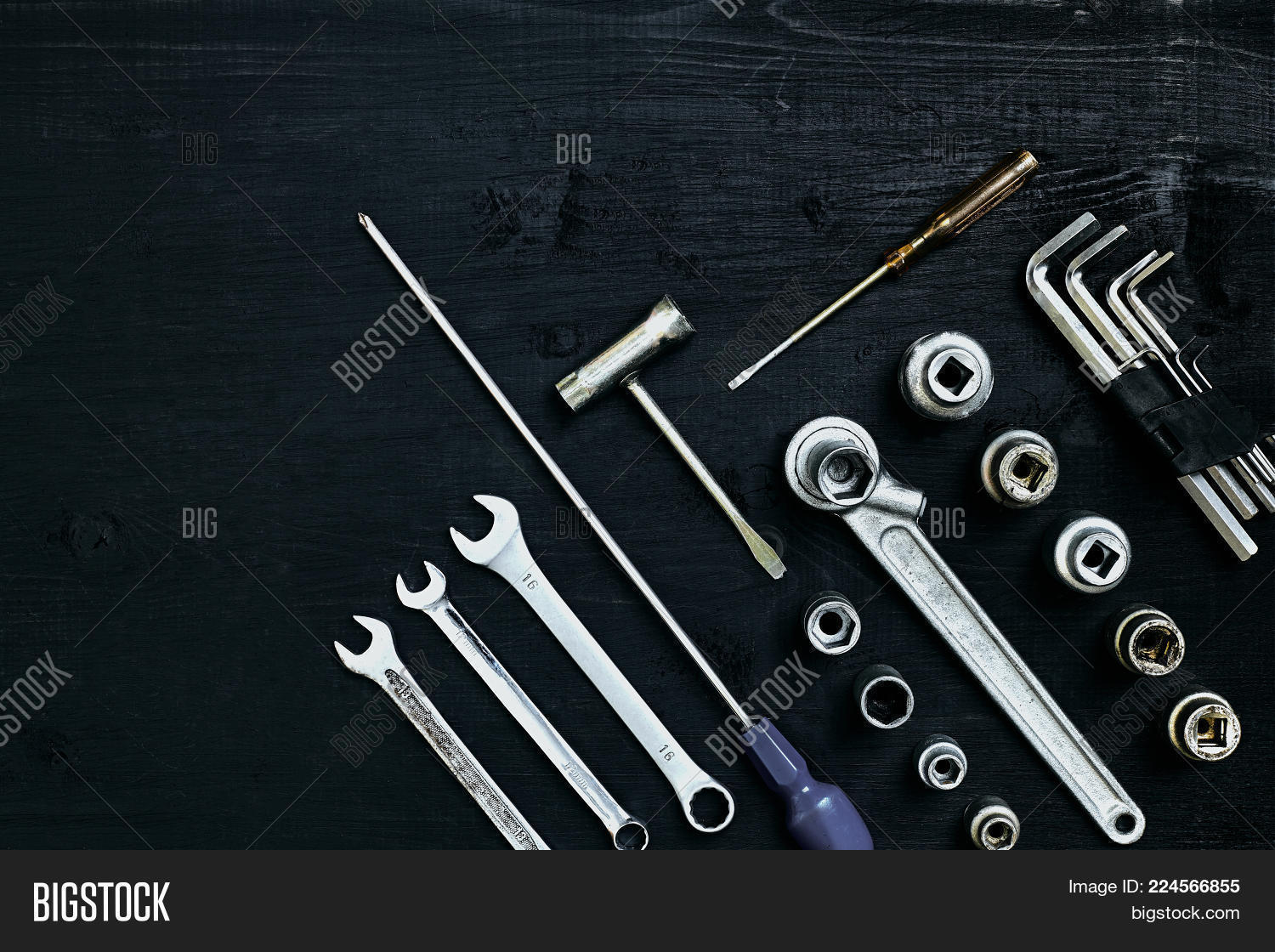 Set Hand Bunch Tools Image & Photo (Free Trial) | Bigstock