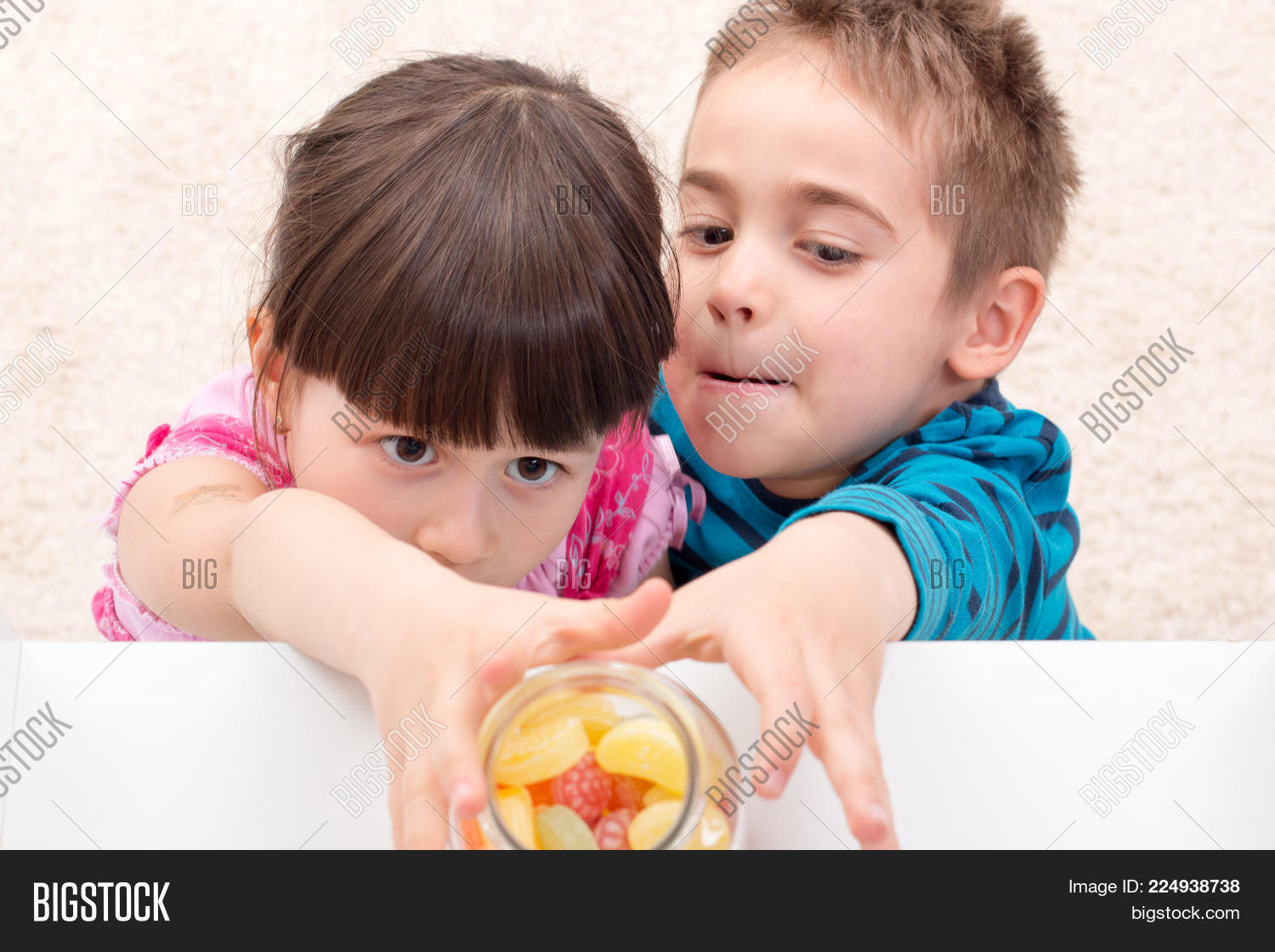 Children Taking Candy Image & Photo (Free Trial) | Bigstock