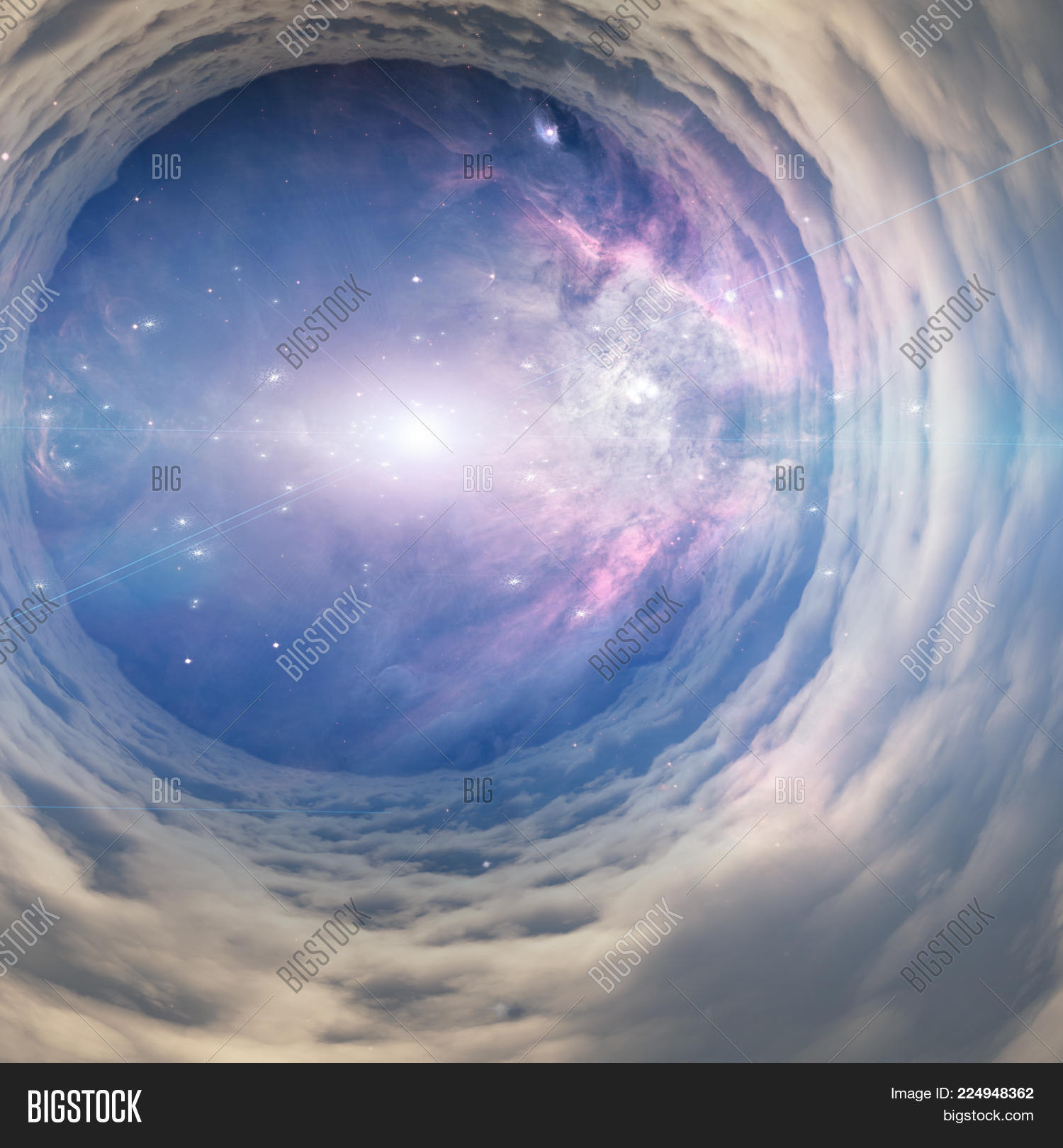 Tunnel Clouds Leads Image & Photo (Free Trial) | Bigstock
