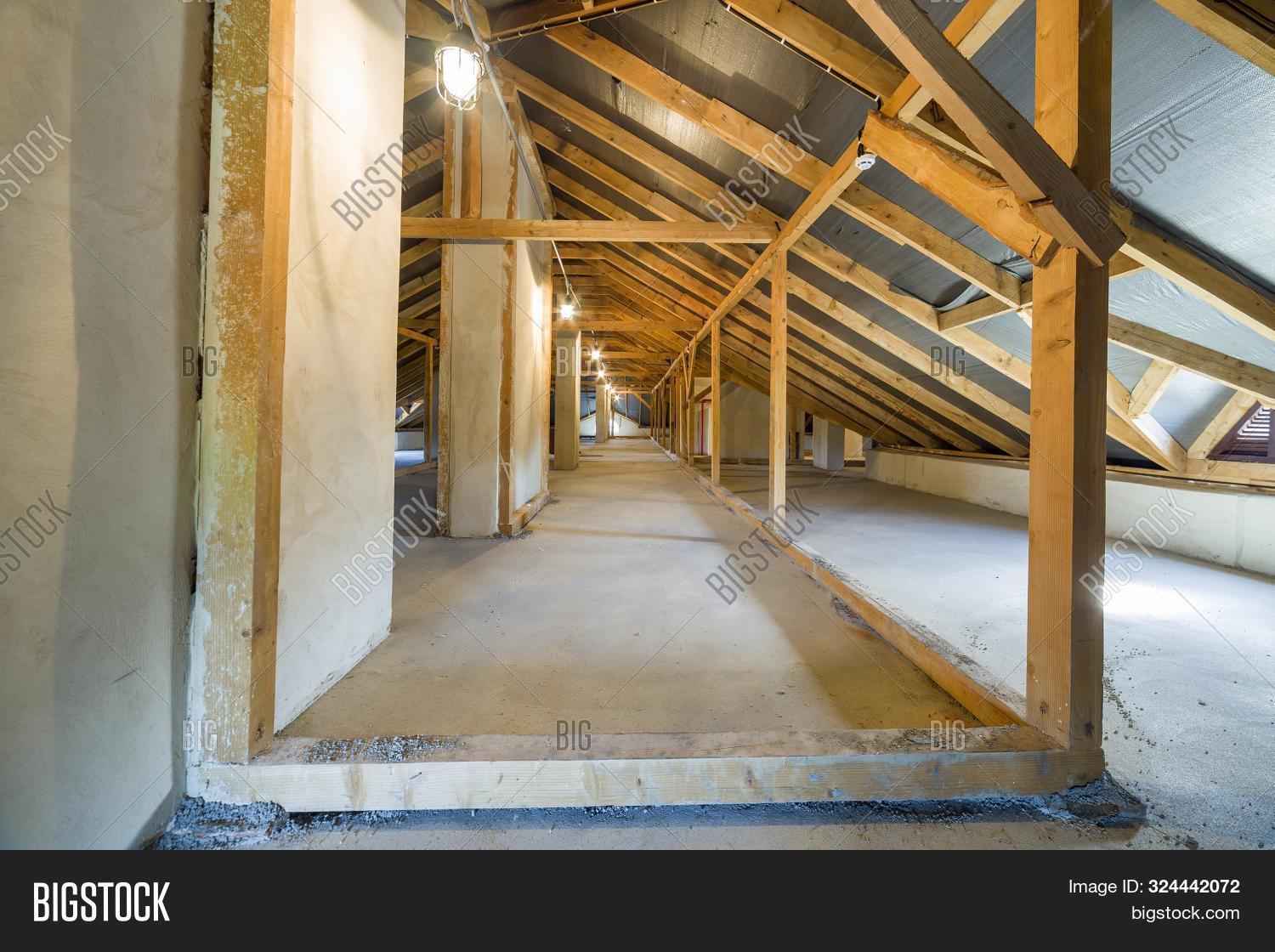Attic Building Wooden Image & Photo (Free Trial) | Bigstock