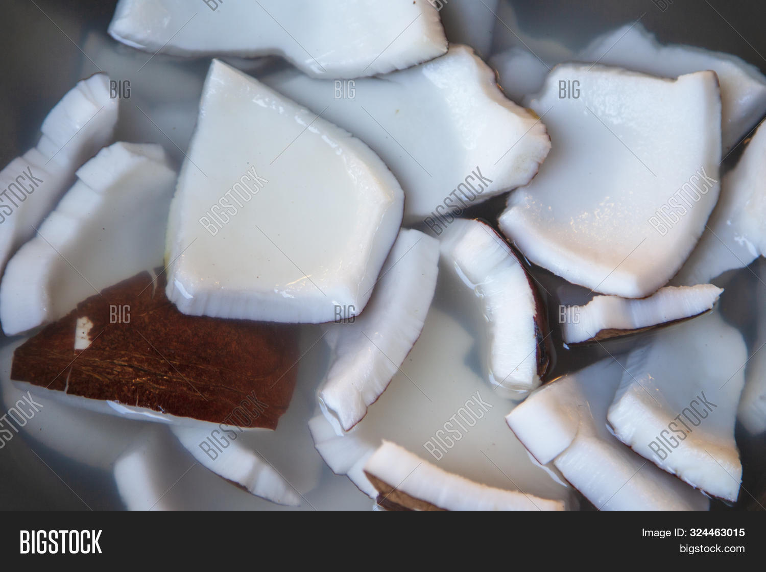 Fresh Coconut Slices. Image & Photo (Free Trial) | Bigstock
